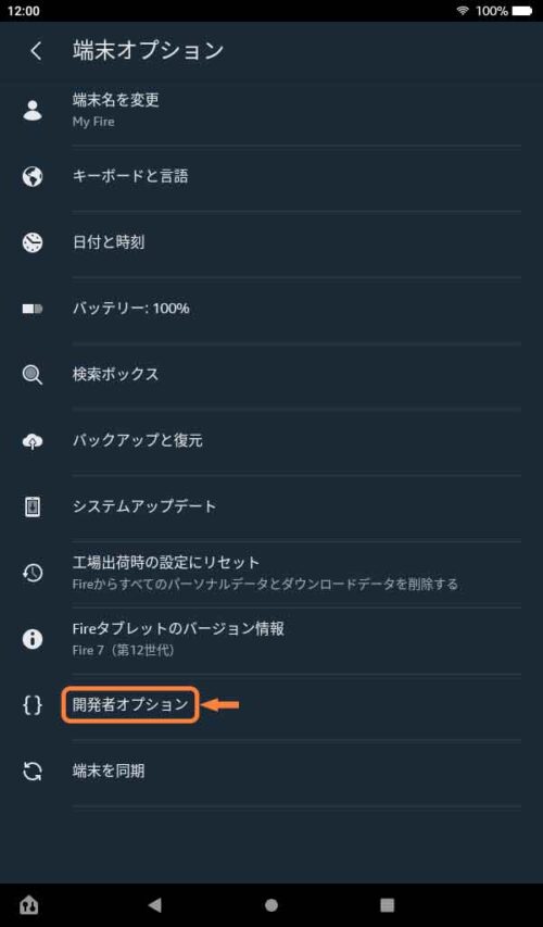 取扱い注意？Fireタブレットで「開発者オプション」を表示・オン・オフする方法 | すいかの名産地